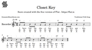 27 Easy Songs On A Recorder (Video & Sheet Music) – Dynamic Music Room